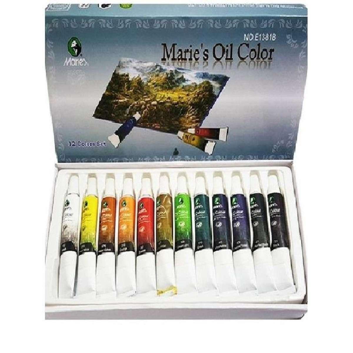 Oil Painting Colours - 12 Colours | Daraz.pk