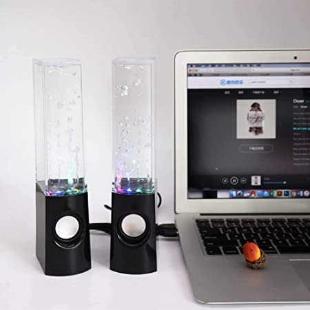 RGB Dancing Water Speakers For PC And Laptop | Daraz.pk