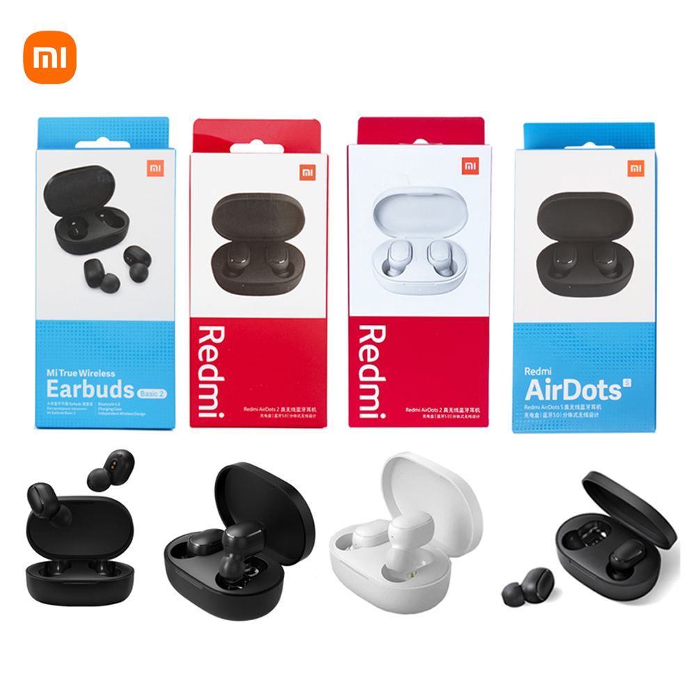 Fast Redmi Air Pods Black Mi Air Dots Wireless Headphones- Black | Daraz.pk