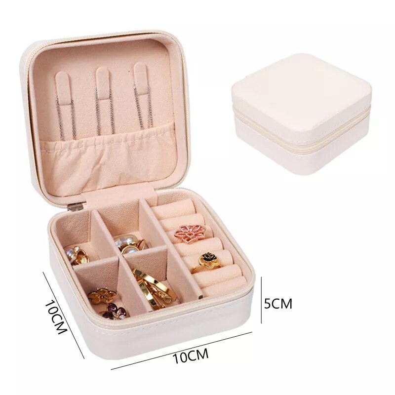 WANTER Jewelry Box, Mini Portable Jewelry Organizer Box, Ear Rings ...