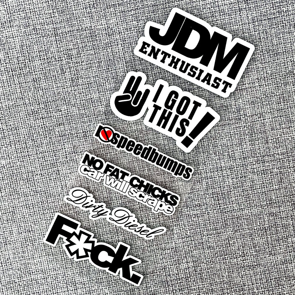 Reflective JDM Motorcycle Sticker Set A Win Win for Sponsor Brands ...