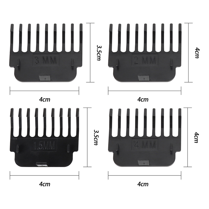2Pcs/4Pcs T9 Hair Clipper Guards Guide Combs Kit Trimmer Cutting Guides ...