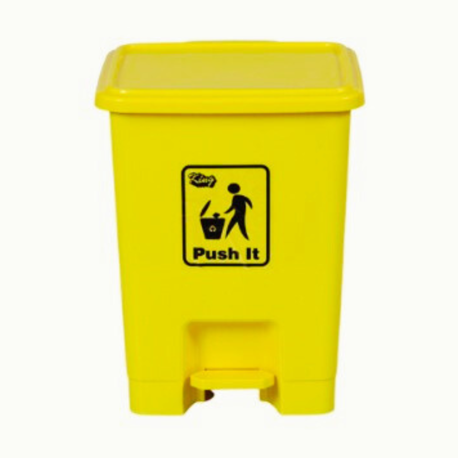 PUSH IT DUSTBIN, BIO HAZARD DUSTBIN 12 LITERS | Daraz.pk