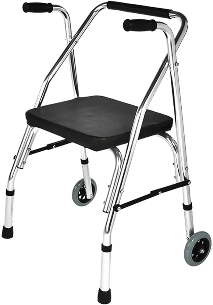 Walker with Seat For Adults, Elderly rollator Walking Frame, Elderly ...