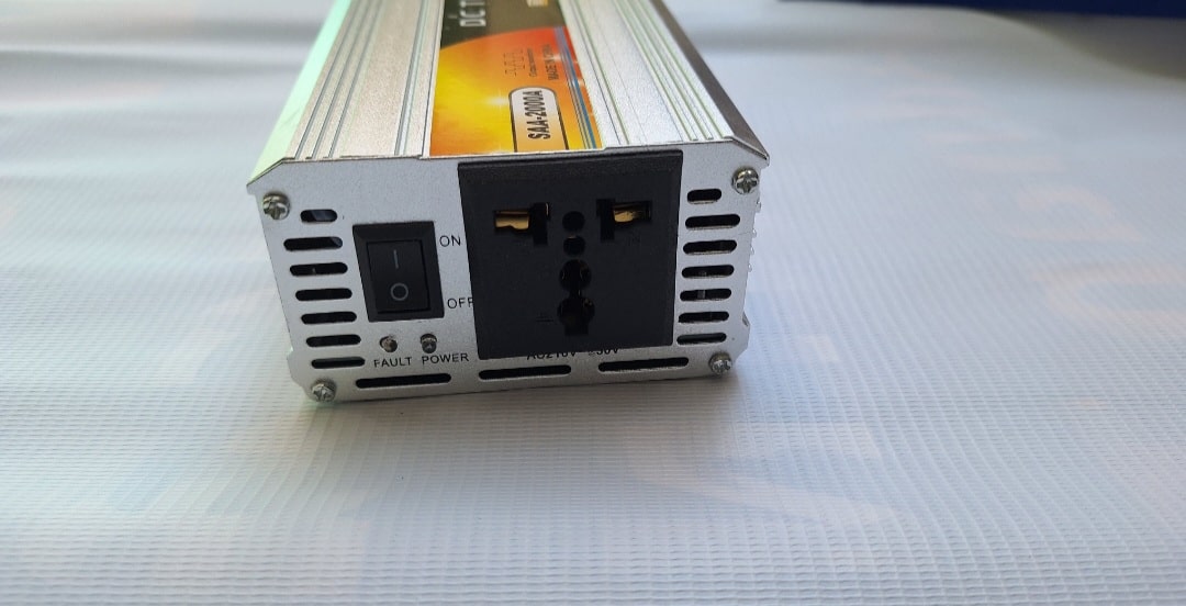 2000W DC 12V to AC 220V Inverter Converter Solar Plate & Battery ...