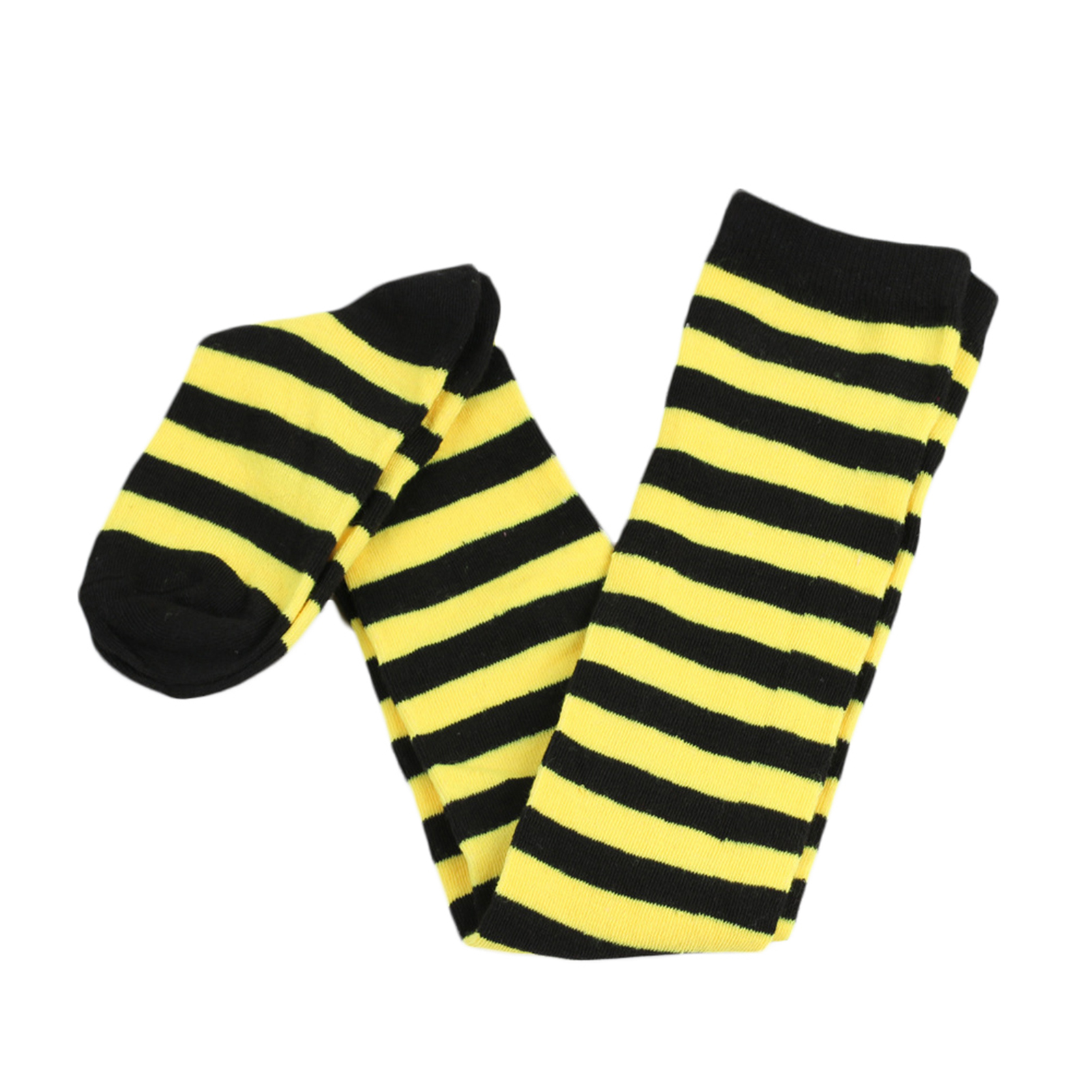 Stockings Color Block Striped Women Over The Knee Thigh High Socks for ...