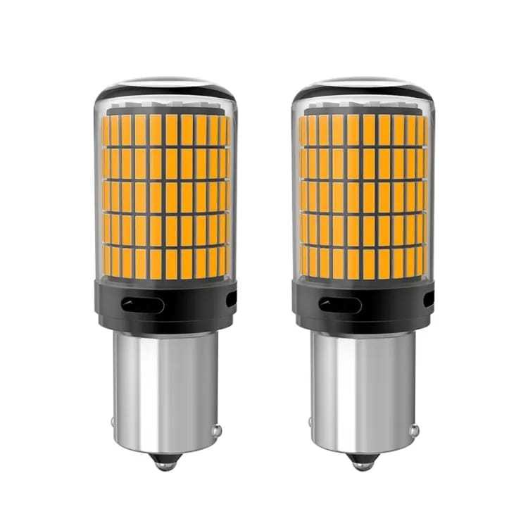 CANBUS LED Turn Signal Indicator Bulbs For Car Amber Yellow 1156 BA15S ...