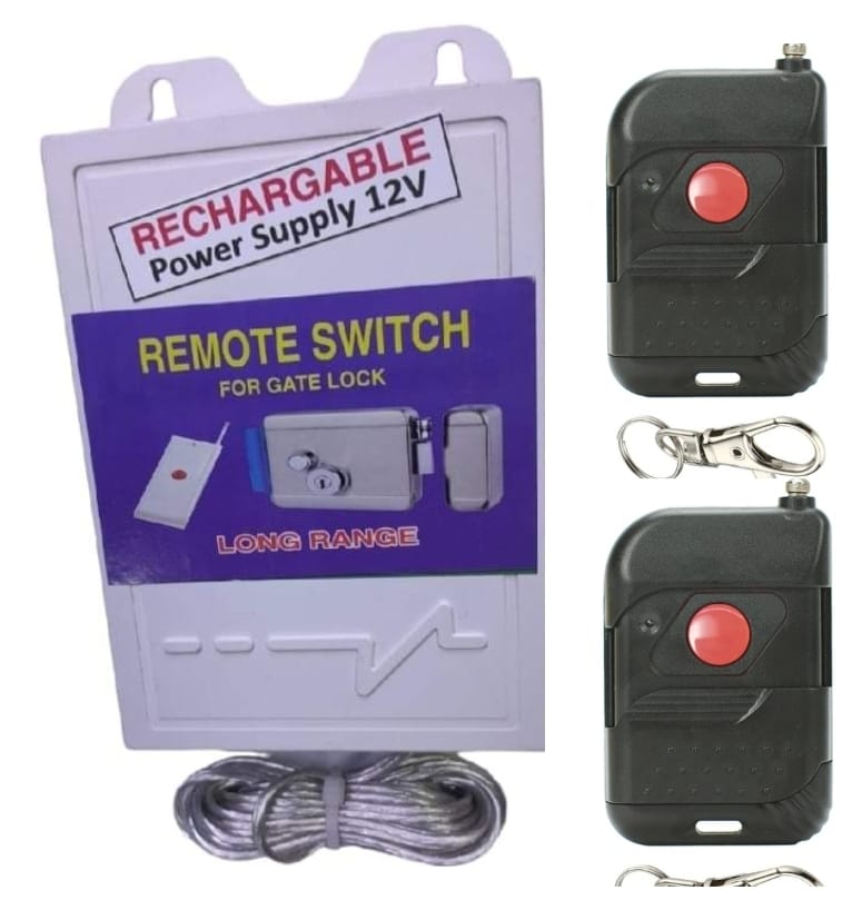 Electric Door Lock power supply Dc 12v with Rechargeable battery | Daraz.pk