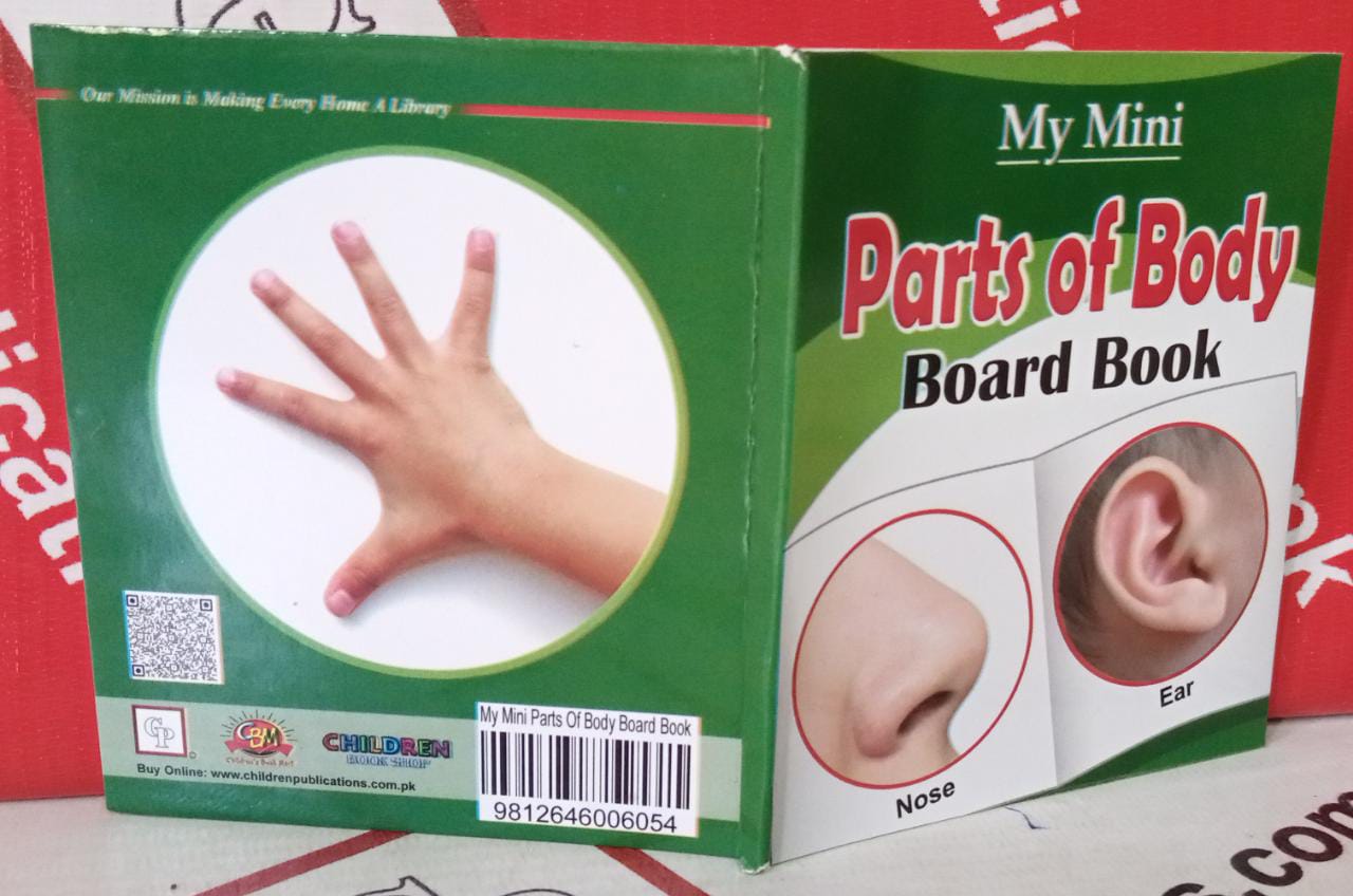 My Mini Parts Of Body Board Book | Daraz.pk
