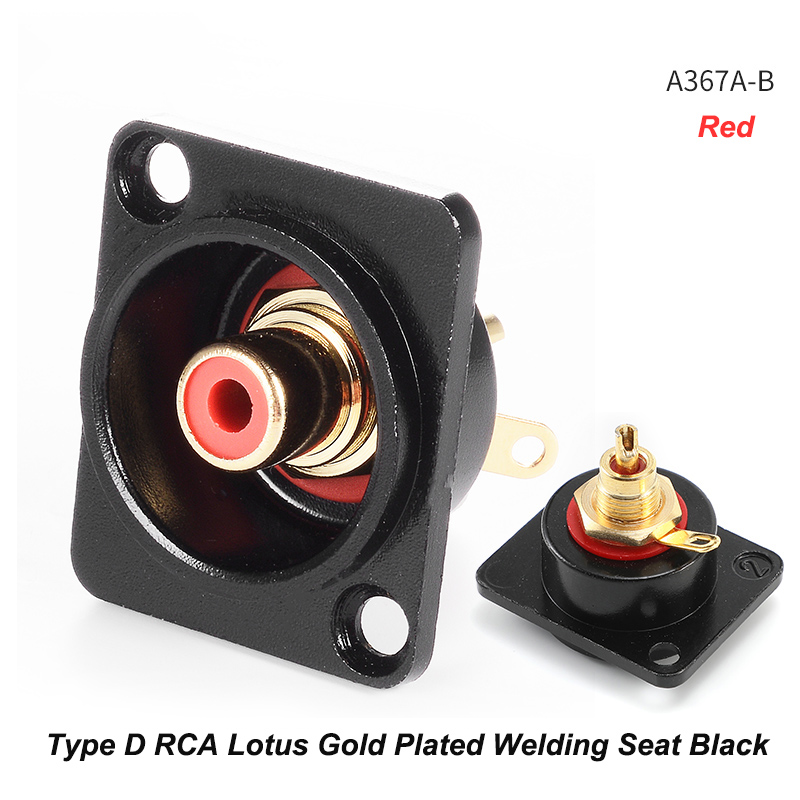 A367A Type D RCA Lotus Socket YS367A AV Audio Video Connection DVD ...