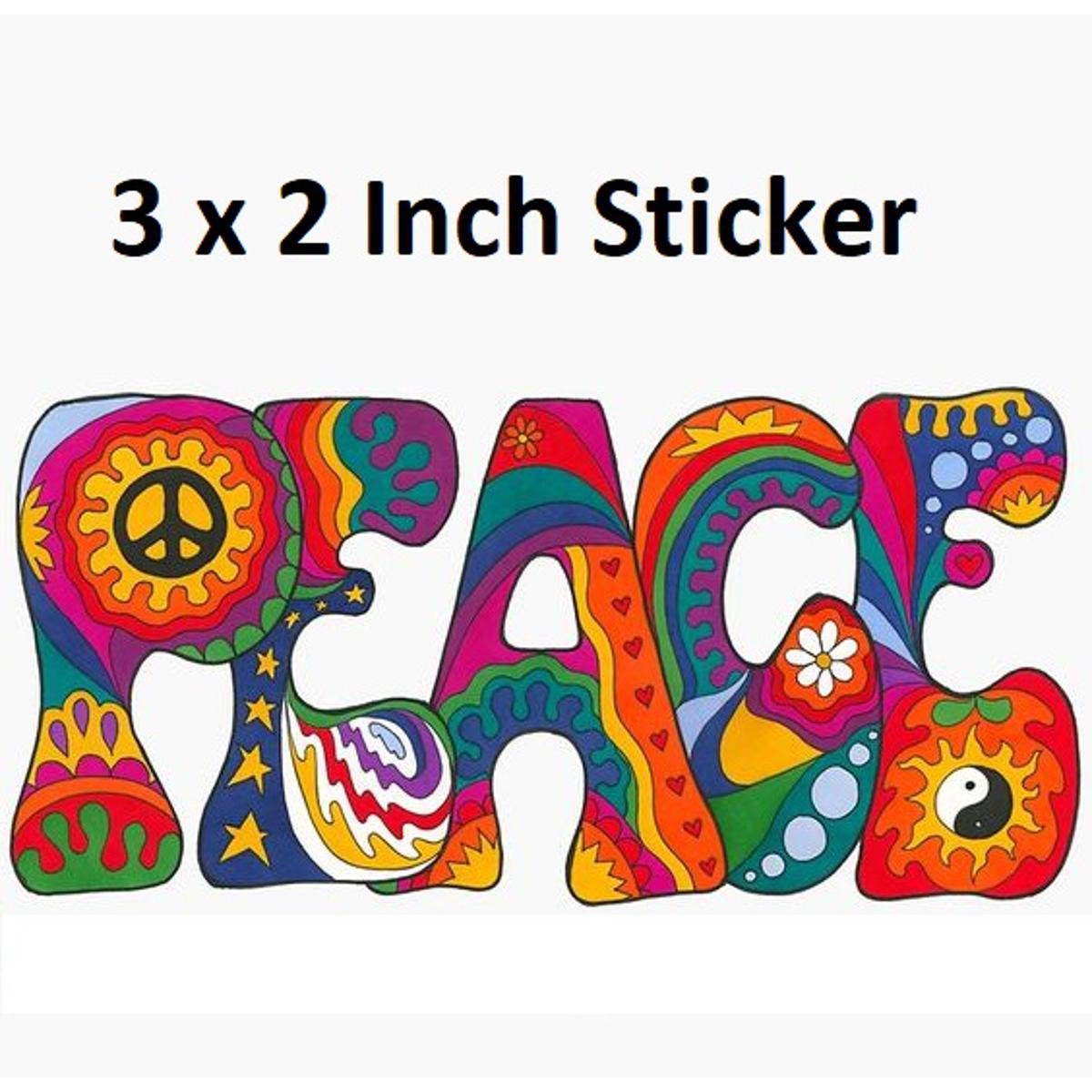 Peace Stickers for Laptop - Aesthetic Art Stickers for mobile back ...