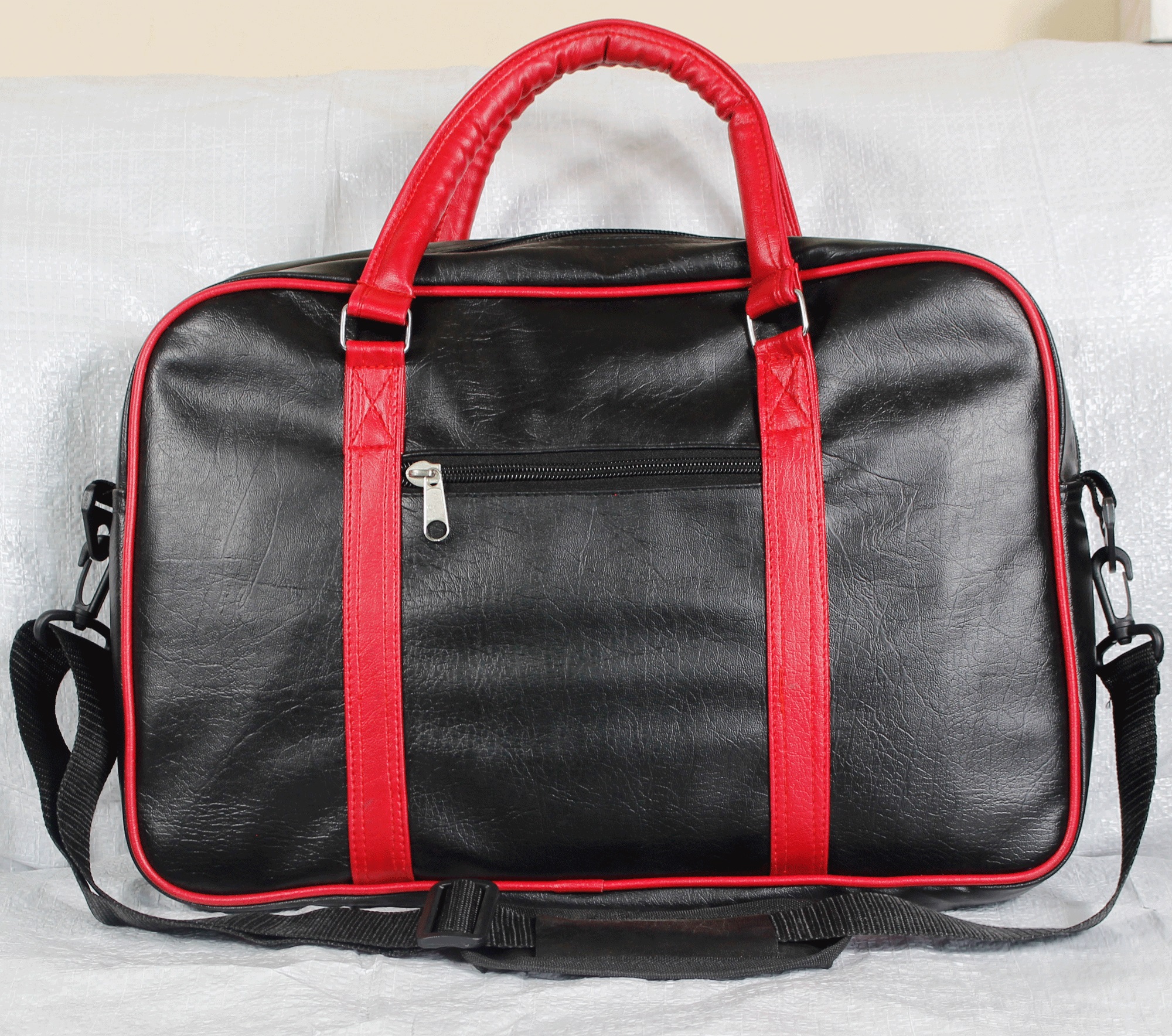 new design Pu Leather 15.6 inch laptop file Bag with shuolder strap in ...