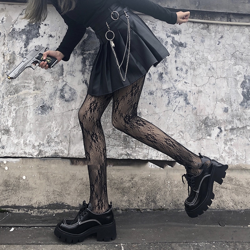 Plaid Y2k Goth Tights – Cutiekill, 59% OFF