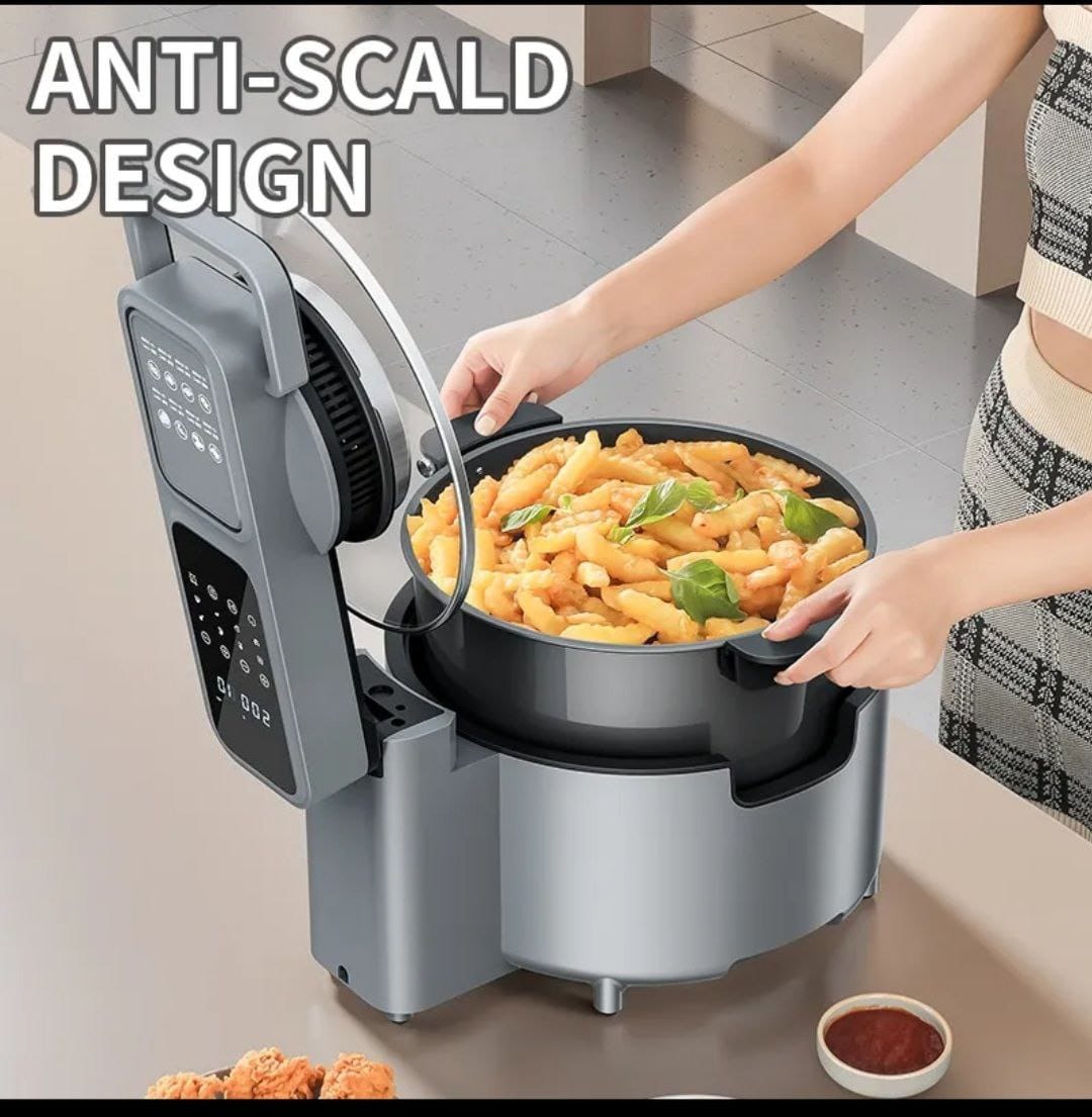 Green Sun Multi-Functional Glass Lid 8L large-capacity Air Fryer With ...