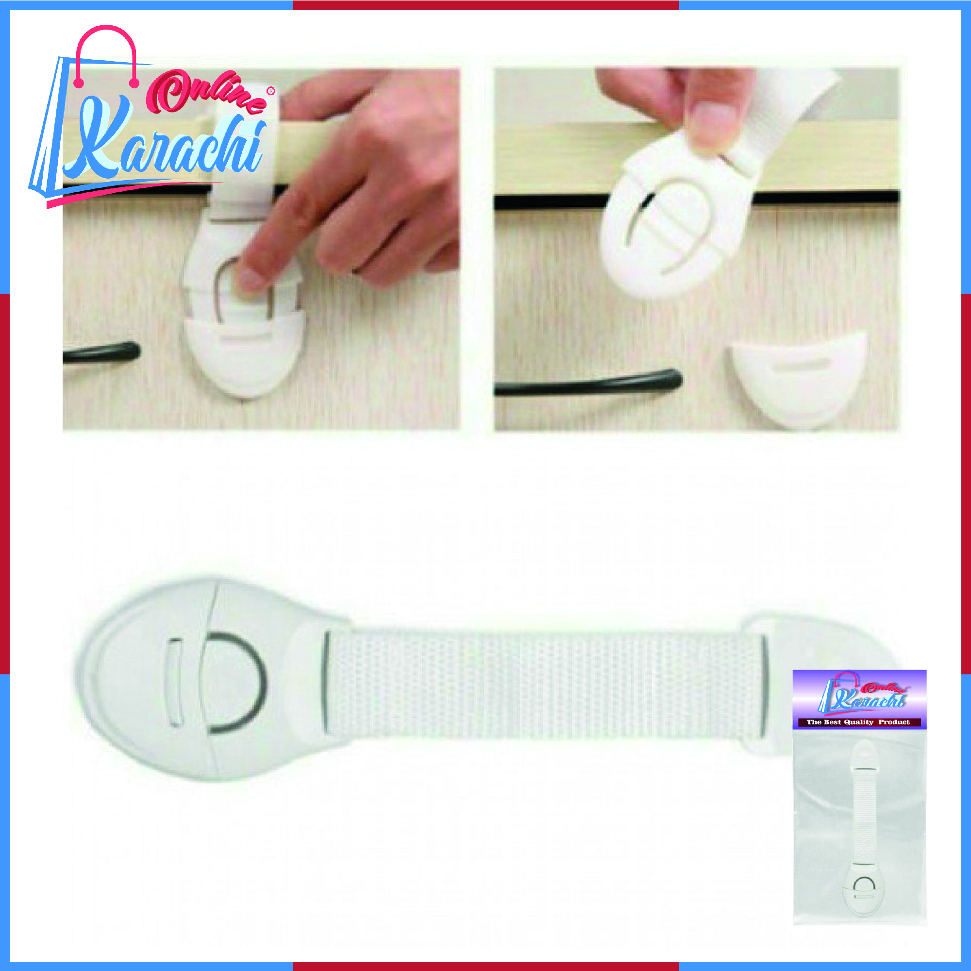 Online Karachi - Cloth Children Anti Open Drawer Lock Multifunction Baby Anti Pinch Hand Clothes ...