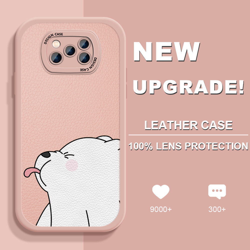 AMORVOR for Xiaomi Poco X3 Pro / Poco X3 NFC Back Cover Ice Bear Panda ...