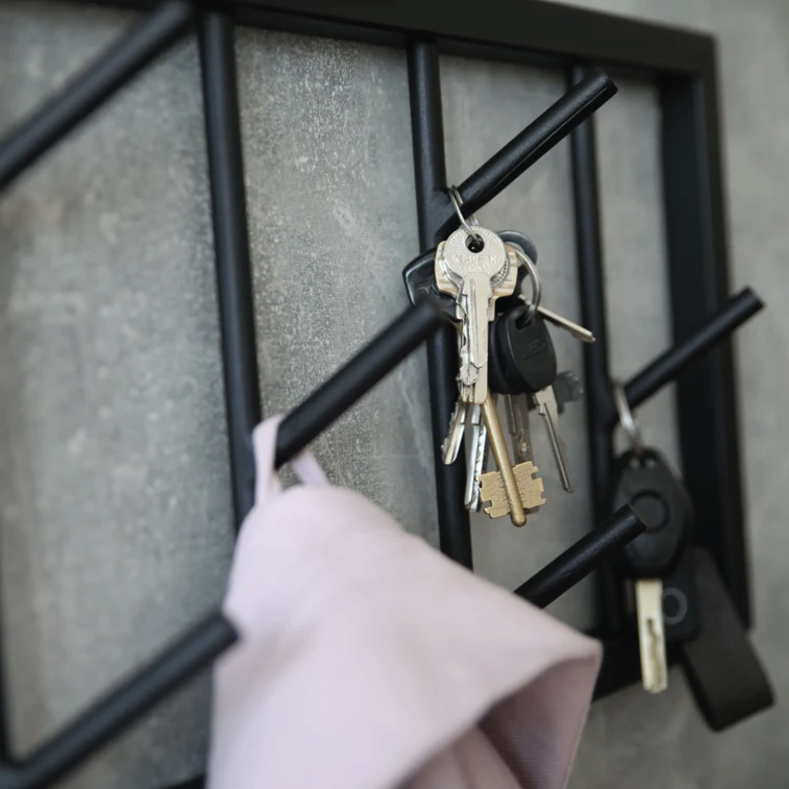 Wall mounted cloth hanging stand / Clothes hanging hooks | Daraz.pk