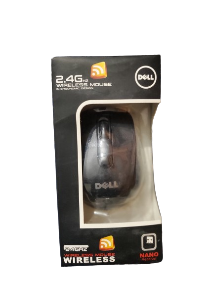 Dell 2.4 GHZ Wireless Optical Mouse & Nano Receiver - Black | Daraz.pk