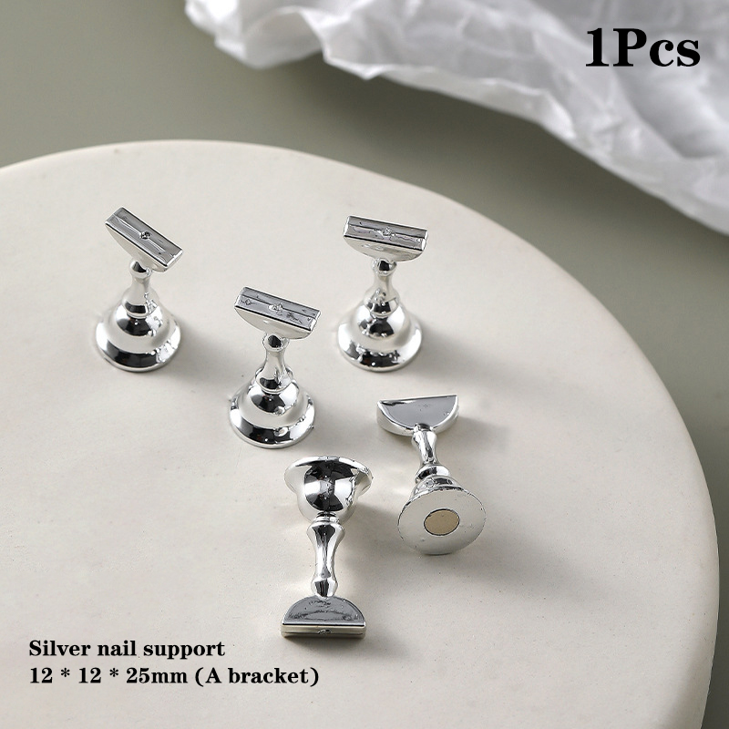 1Pcs Nail Display Acrylic Nail Display Stand Tips Holder Magnetic Nail ...