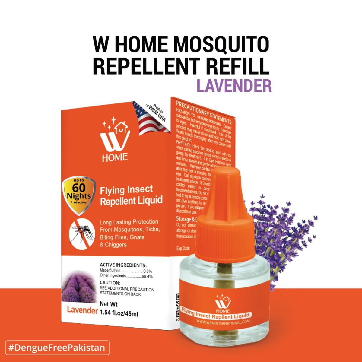 WBM Mosquito Liquid Refill 60 Nights Protection - Lavender 45ml ...