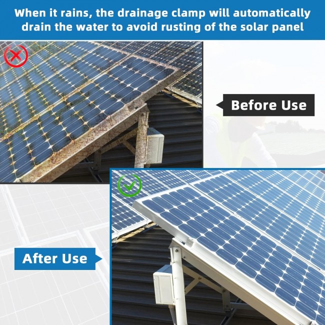 Water Drainage Clips for Solar Panel 40mm Set of 10-50Pcs | Daraz.pk