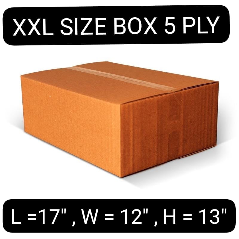 Heavy Duty 5 Ply Box Corrugated Box (SIZE inch MA SHOW HA ) Pack of 5 ...