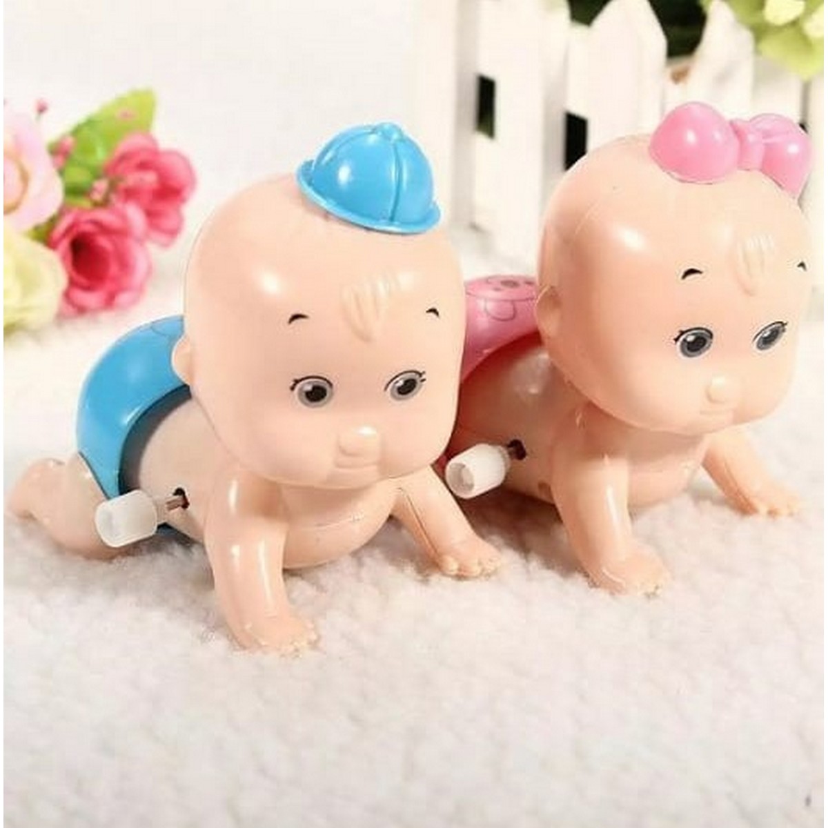 Wind Up Funny Crawling Baby Pack of 2 For kids | Daraz.pk