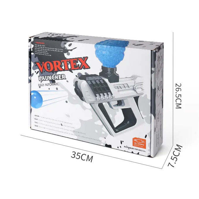 Vortex Launcher Automatic Electric Rechargeable Gel Blaster Toygun For ...