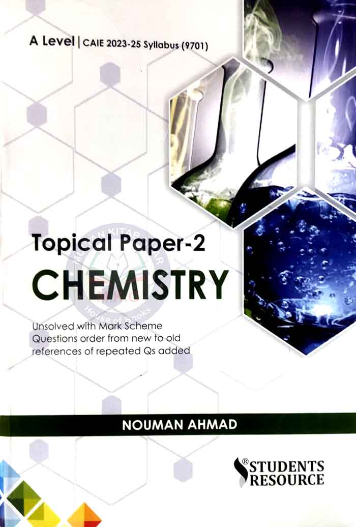 A Level Topical Paper 2 Chemistry CAIE 2023-25 Syllabus (9701) Book By ...