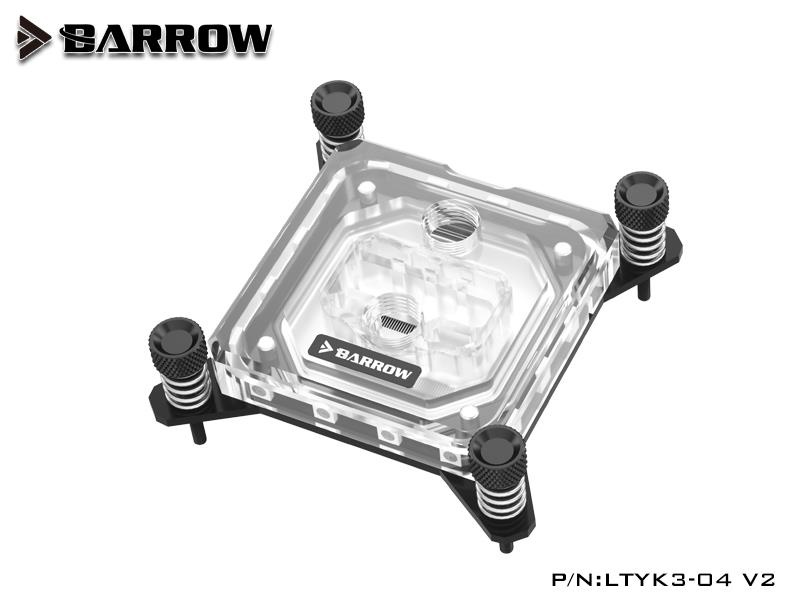 Barrow Acrylic Micro Jet CPU Waterblock, LRC 2.0 RGB, INTEL 115x ...