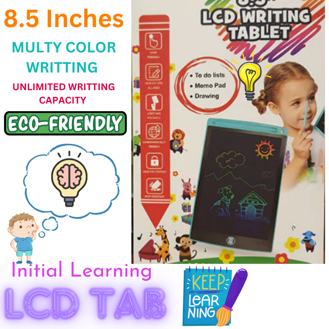 LCD Writing Tablet 8.5 Inch, Writing Drawing Colorful Screen Doodle ...