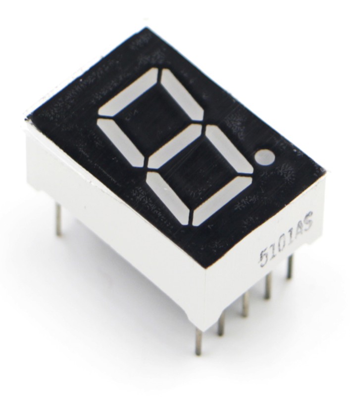 3pcs Digital Tube 7 seven segment 0.5" inch Red LED Display | Daraz.pk