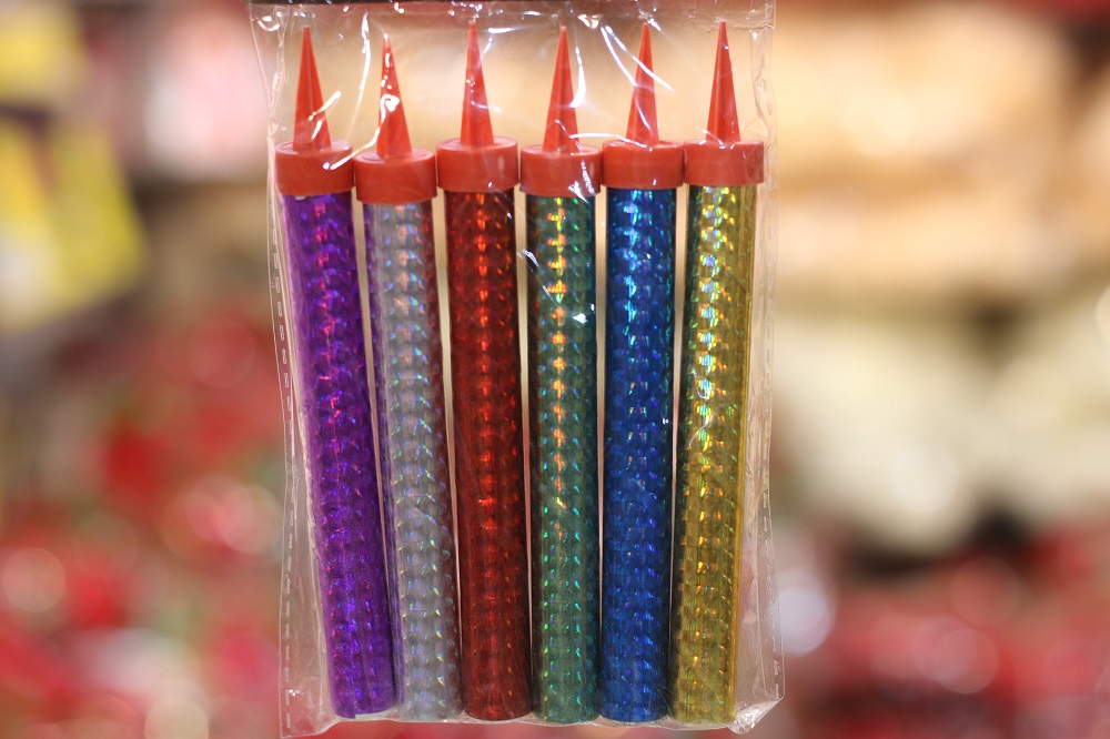 Birthday Sparkling Candles 6pc Pack 10cm Birthday Candles Multicolored ...