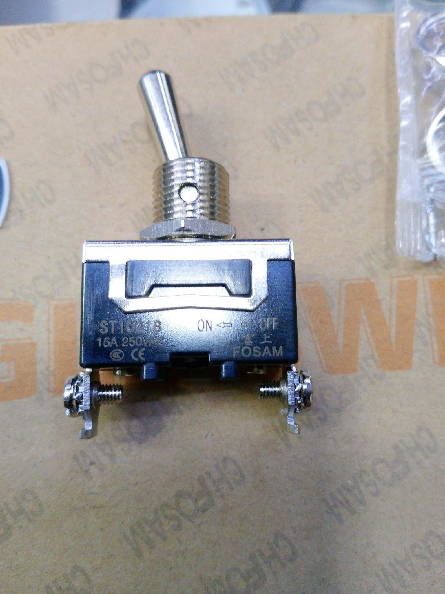 Toggle Switch AC 110V 220V DC 12V 24V 15A 3-Modes ON OFF Switch Rocker ...
