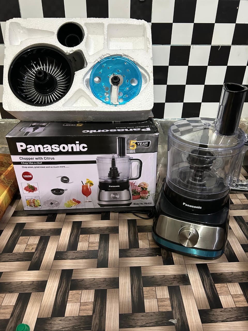 Panasonic 4-in-1 Food Chopper & Processor – Powerful Multi-Function ...