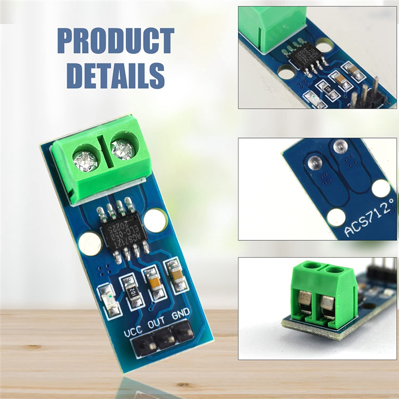 5a Range Current Sensor Board Power Sensor Board Acs712 Module Power Sensor Board Daraz Pk
