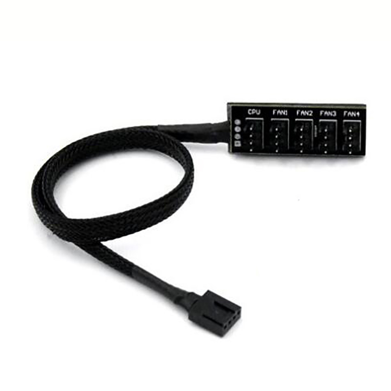 Nax-3c 4-Pin Pwm Fan Hub 5-Port Fan Hub 4-Pin Connector For Pc Fan Hub ...