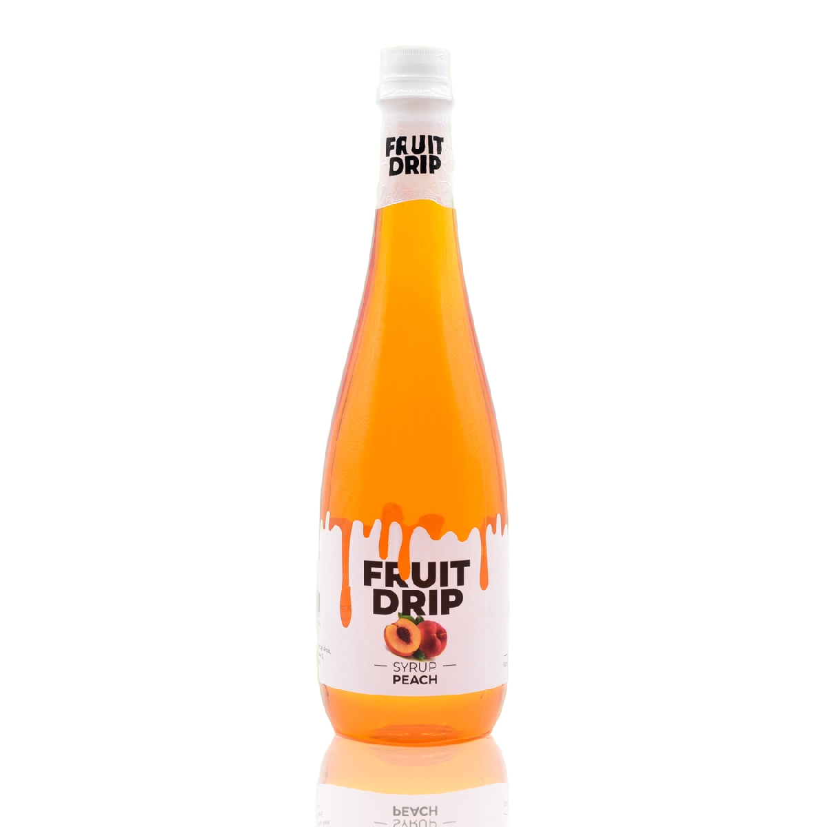 Fruit Drip Premium Peach Sharbat Flavoring Syrup - Juicy Peach Drink ...