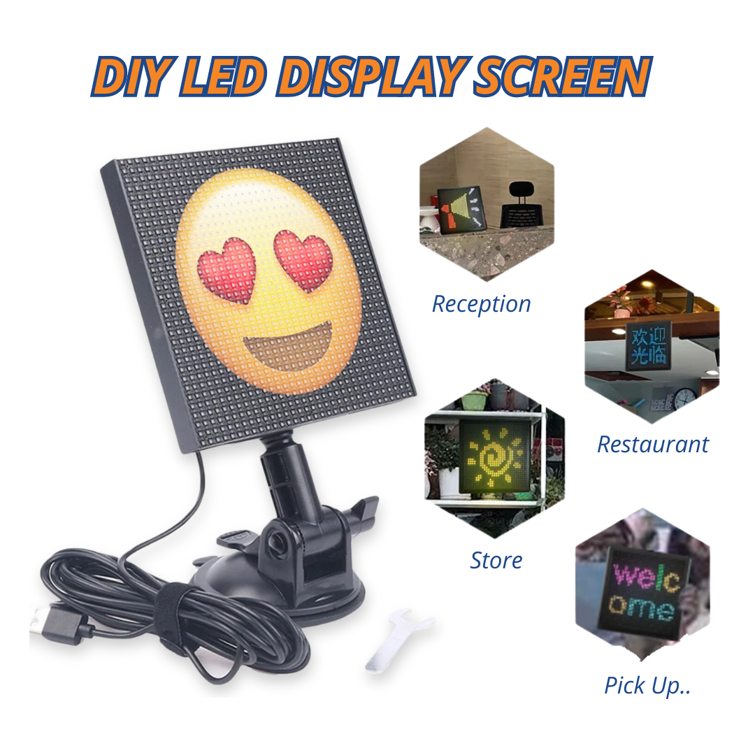 Full Color USB Bluetooth LED Display Screen| DIY LED Display Screen ...