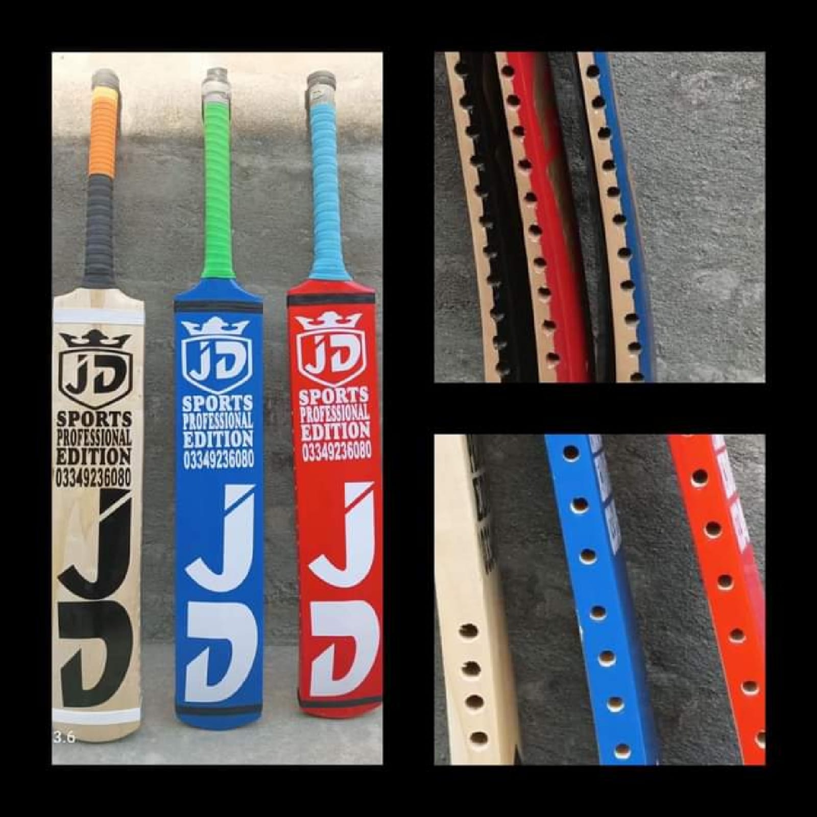 JD cricket Tapeball bat full cane handle | Daraz.pk