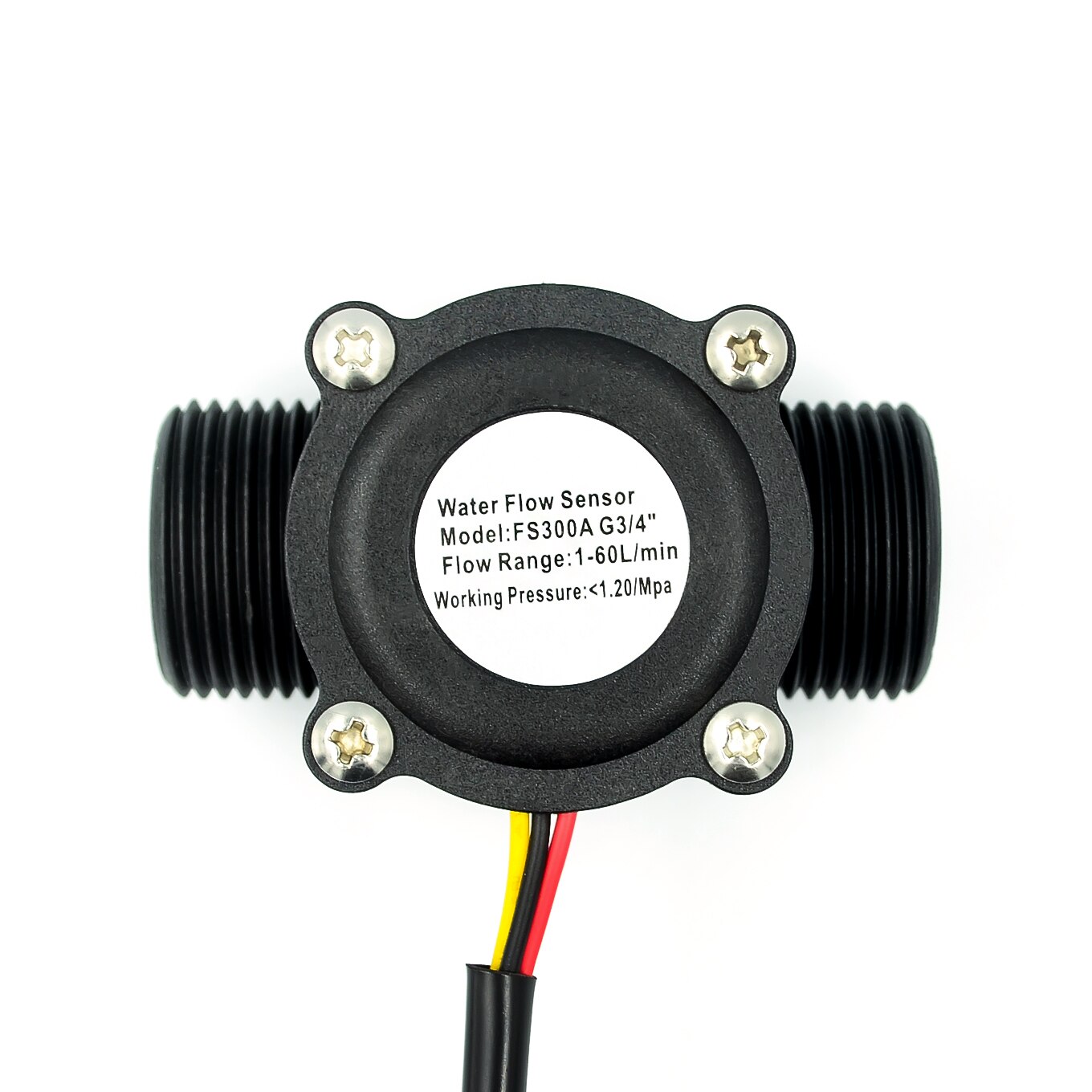 12V Water Flow Sensor DC 5-18V Flowmeter Hall Flow Water Control Liquid ...