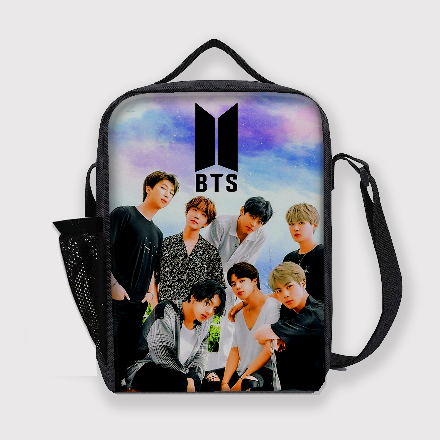 Bangtan Boys Lunch Bag BTS Cloud Army with Bottle Partition at ...