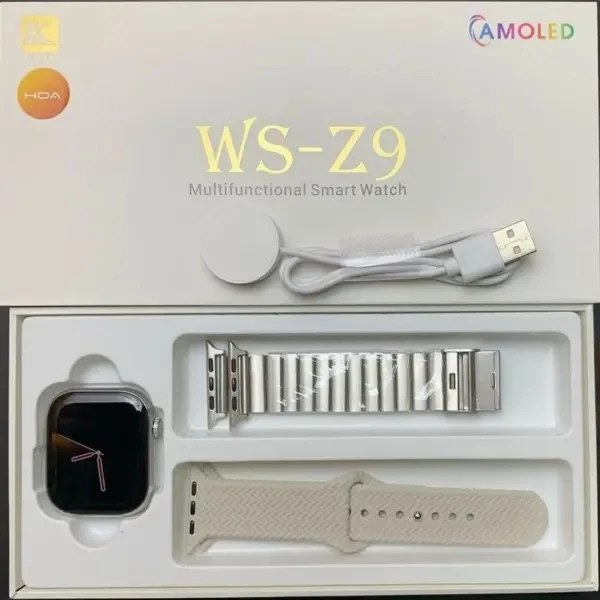 WS-Z9 Smart Watch With Amoled Display - Series 9 - Bluetooth Calling ...