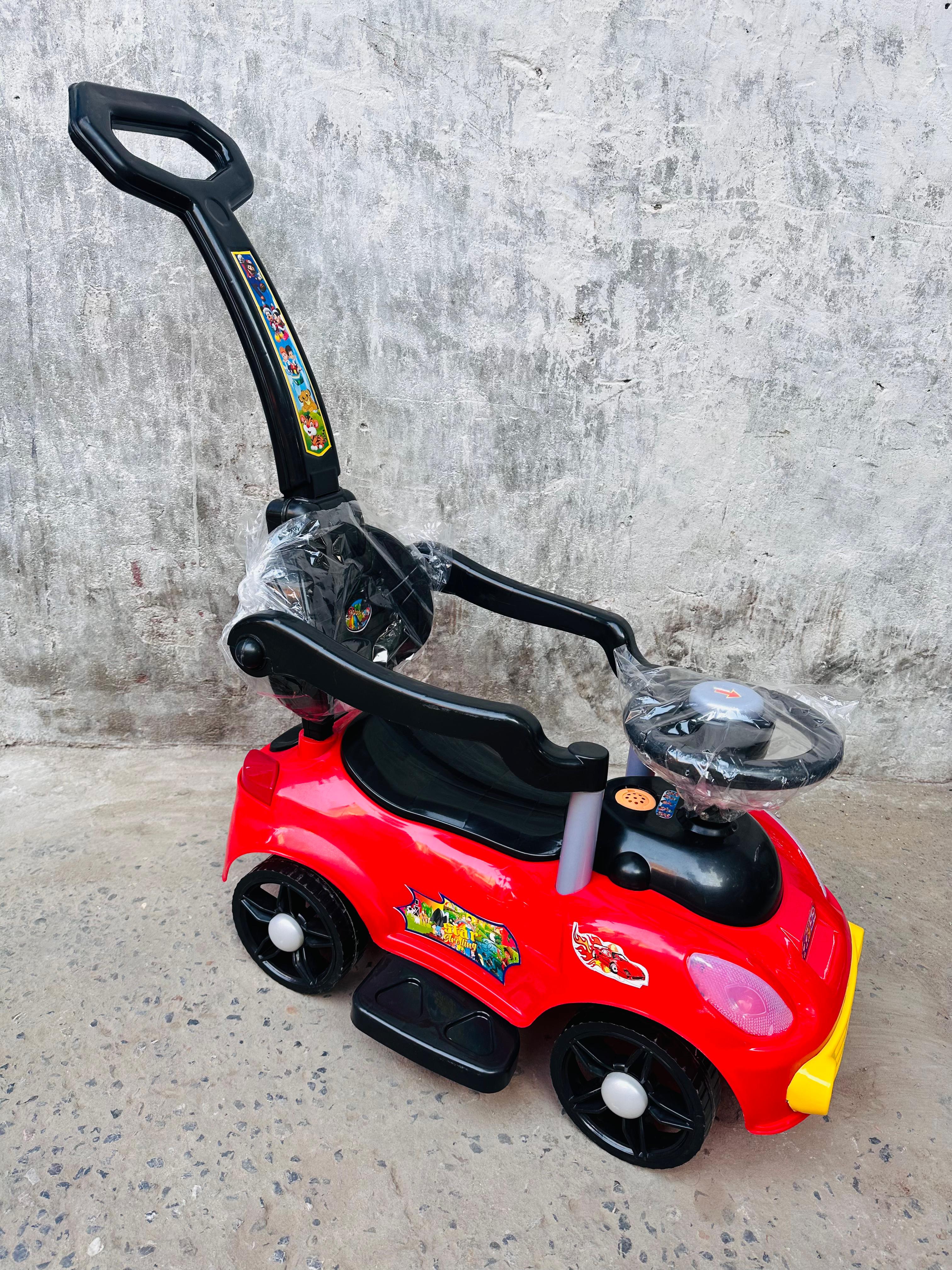 Baby Stroller Car with Lights & Music With Safety Stand Random Color ...