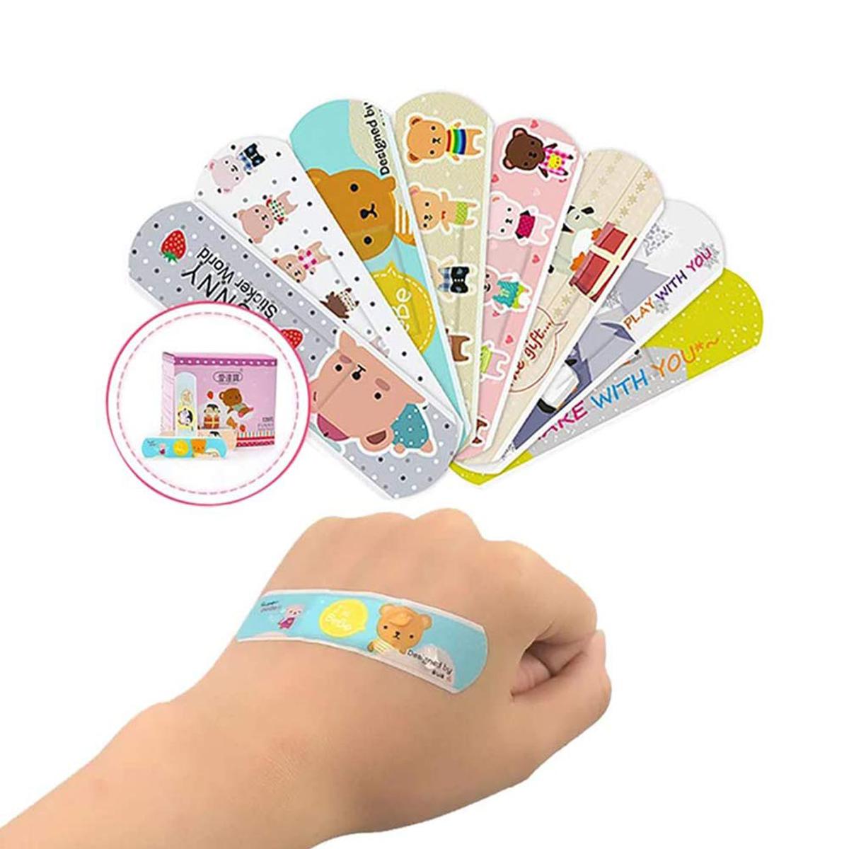 Cartoon Band Aid On Finger