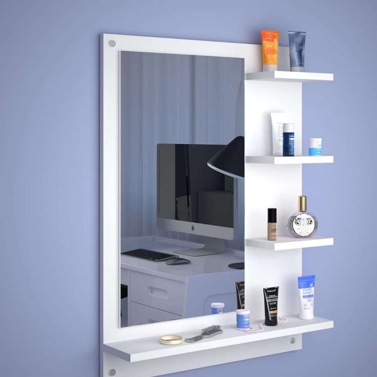 Wall Mounted Dressing Table with Mirror–Wooden Dressing Table with ...