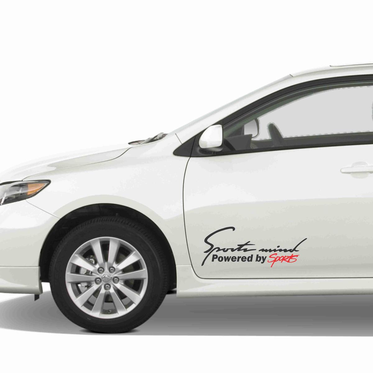 LIMITED STOCK JUMBO DISCOUNT Sports Mind (Black and Red) Car Sticker ...