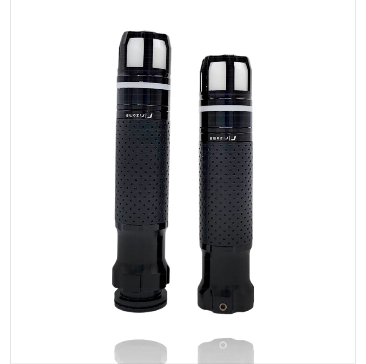 Universal Rizoma LED Rubber Aluminum Motorcycle Handle Bar Soft Grips ...