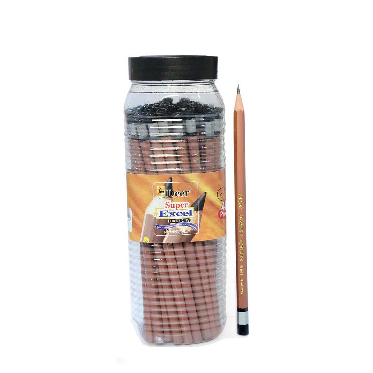 Deer Super Excel Jar Pollywood Pencil (48 PCS) | Daraz.pk