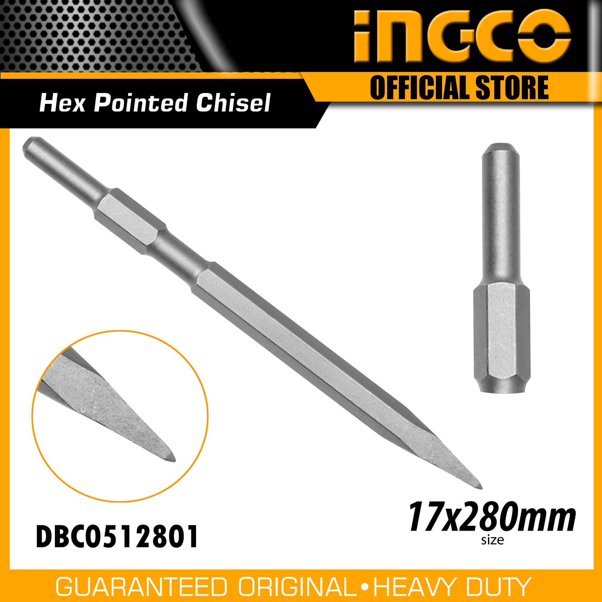 Ingco Hex Chisel Pointed | Daraz.pk